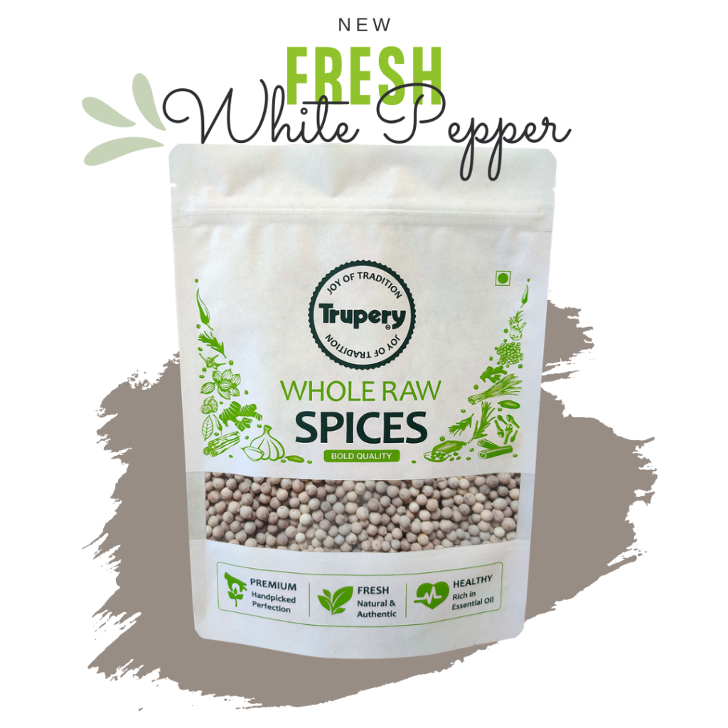 White Pepper - Natural - Trupery Spices from Kerala
